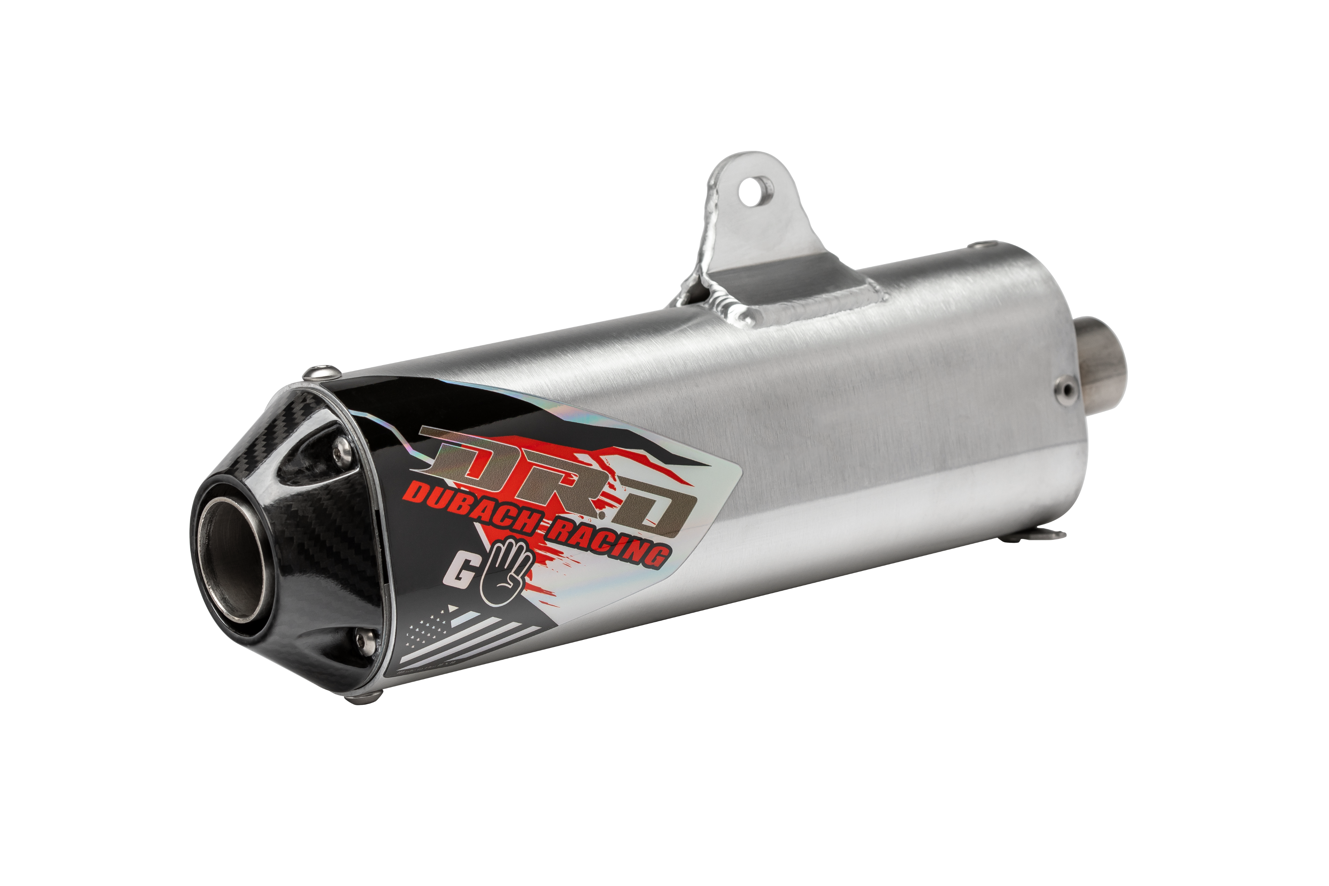 2008-25 Yamaha TTR-110 G4 Full System Exhaust - Carbon Fiber End Cap ...